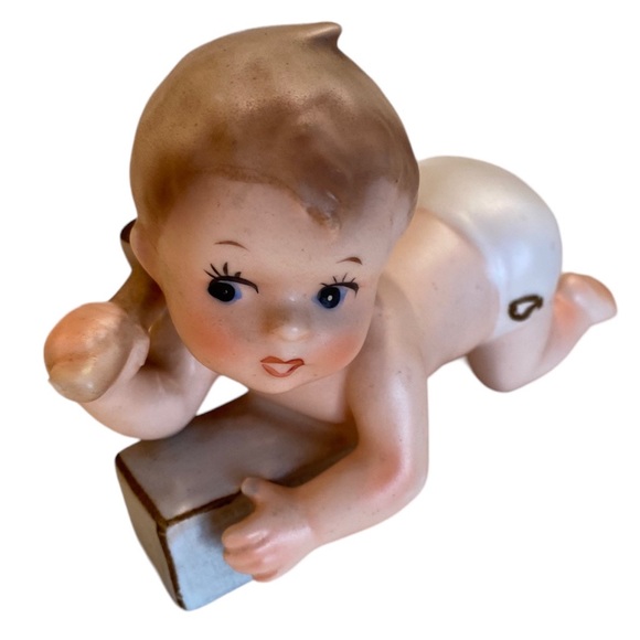 napco | Accents | Vintage 962 Napco C 548 Porcelain Piano Baby ...
